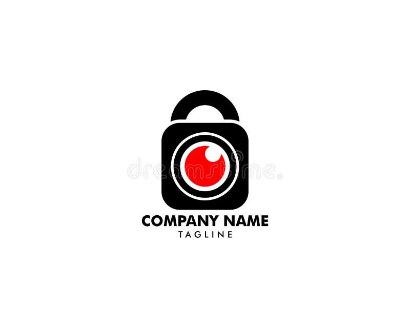 Secure Camera Logo Template Design Vector Stock Vector - Illustration ...