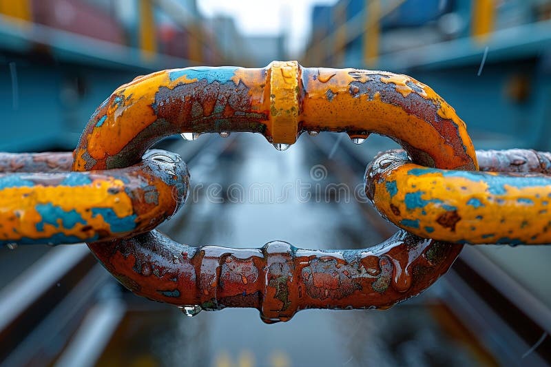 Secure Cargo Transportation with Chain Hook and Carabiner for Load ...