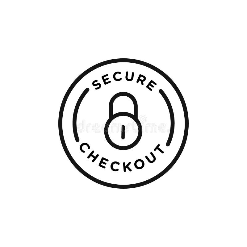 Secure Checkout Stock Illustrations – 2,091 Secure Checkout Stock ...