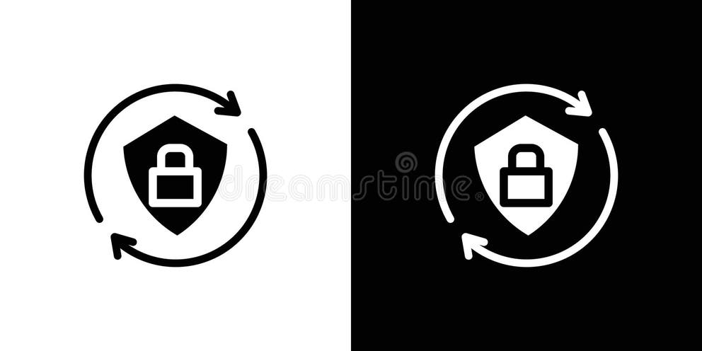 Secure Checkout Icon Set Vector Illustration Stock Vector ...