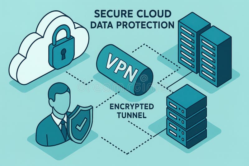 Encrypted Data Tunnel Stock Illustrations – 263 Encrypted Data Tunnel ...