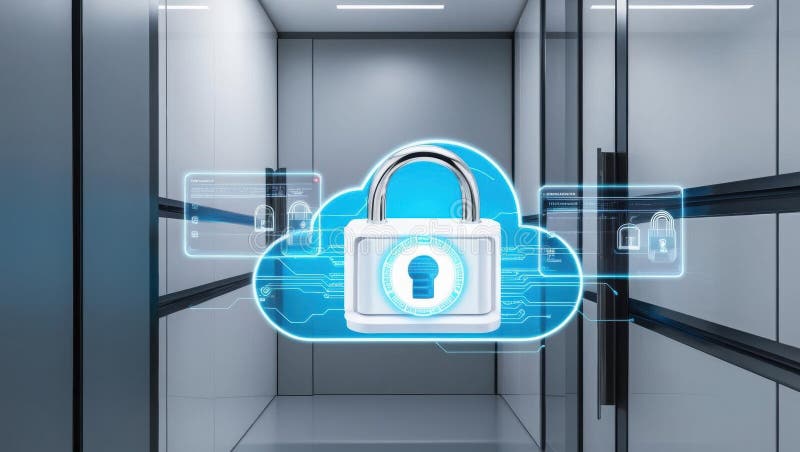 Secure Cloud Environment with Digital Locks and Holographic Overlays ...