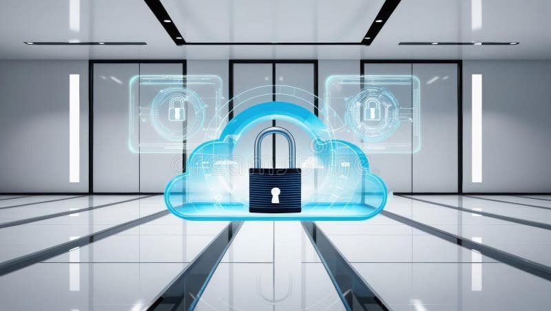 Secure Cloud Environment with Digital Locks and Holographic Overlays ...