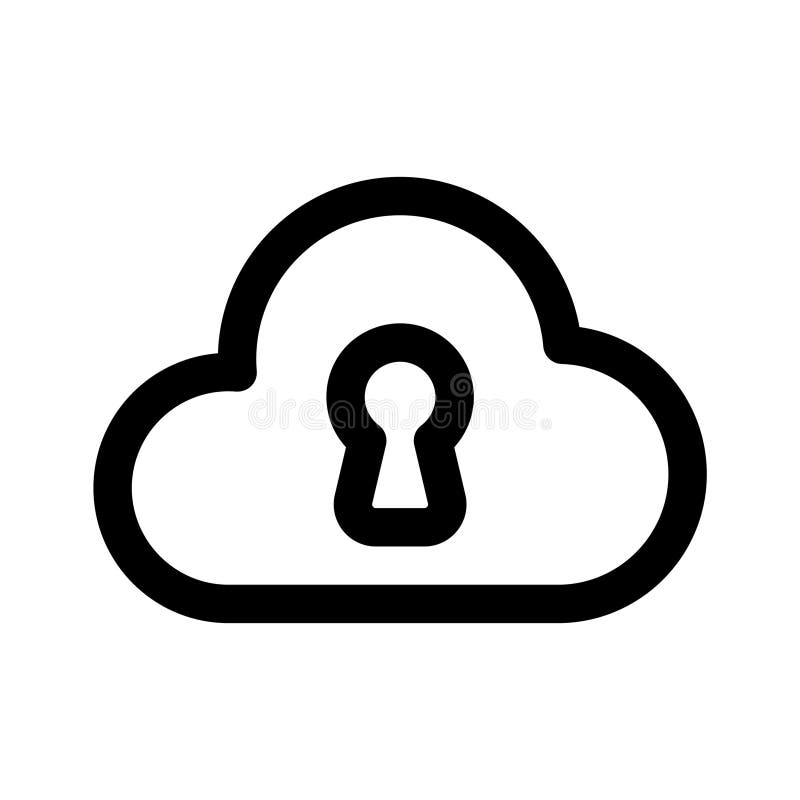 Protection and Security Vector Glyph Icons Set Cyber Computer Network ...