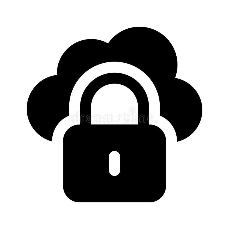 Protection and Security Vector Glyph Icons Set Cyber Computer Network Business Data Technology ...