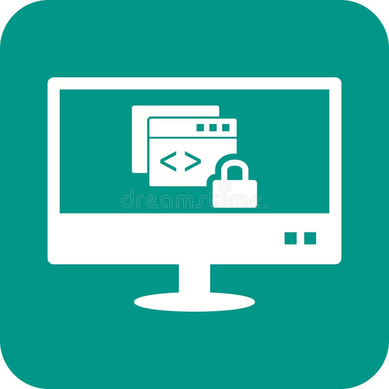 Secure Code stock vector. Illustration of password, icon - 80652876