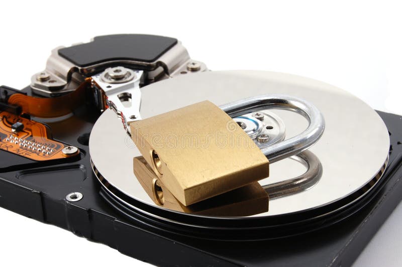 Secure Computer Hard Disk Drive Stock Photo - Image of data, hard: 6507054