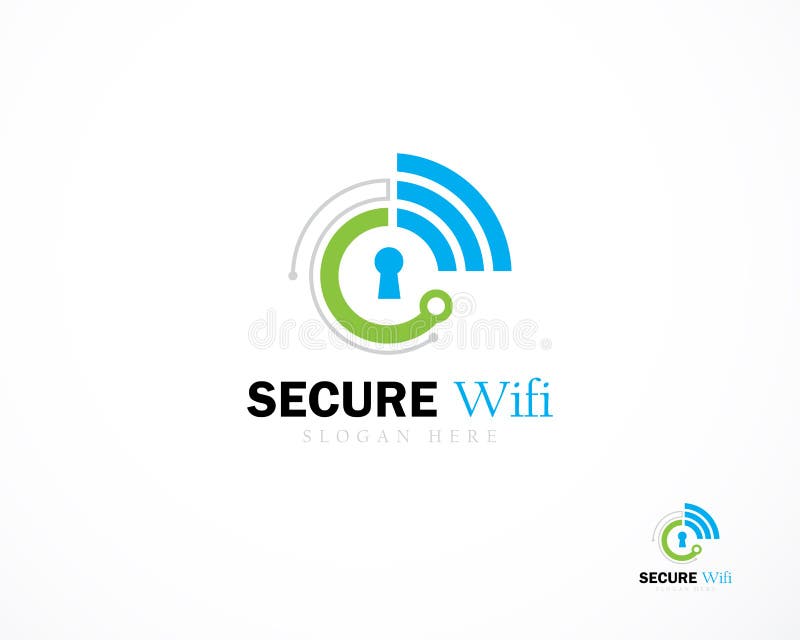 Secure Connect Logo Creative Online Business Technology Protect Shield ...
