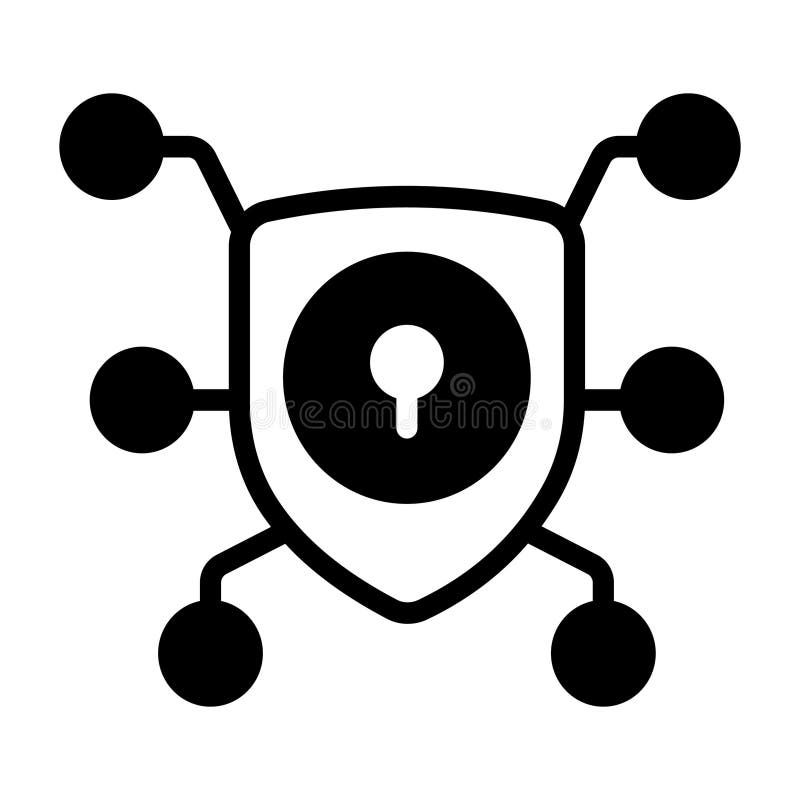 Secure Connection Icon Encryption Information Cyber Security Stock