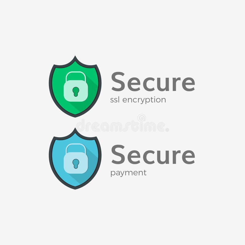 Secure connection icon stock vector. Illustration of padlock - 100979158