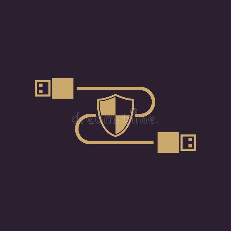The Secure Connection Icon. Transfer and Connection, Data, Antivirus ...
