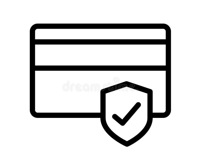 Secure Purchase Icon Outline Stock Illustrations – 1,224 Secure ...