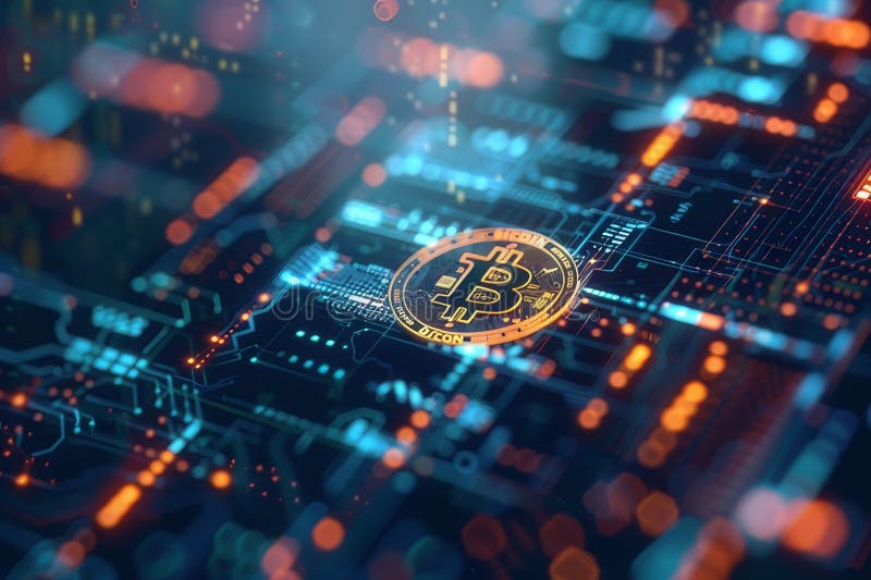 Secure Cryptocurrency Ledger Stock Image - Image of currency, tech ...