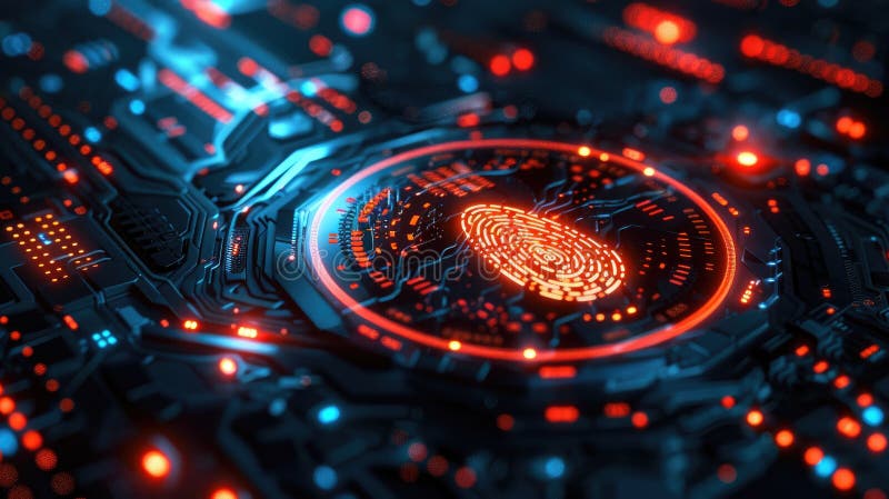 Secure Cyber Interface, Fingerprint Scanner and Digital Padlock for ...