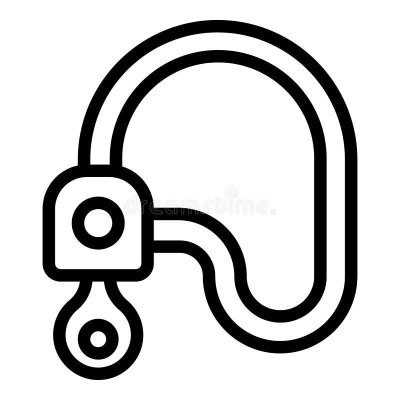 Secure Cycling Lock Icon Outline Vector. Sport Protection Stock Vector ...