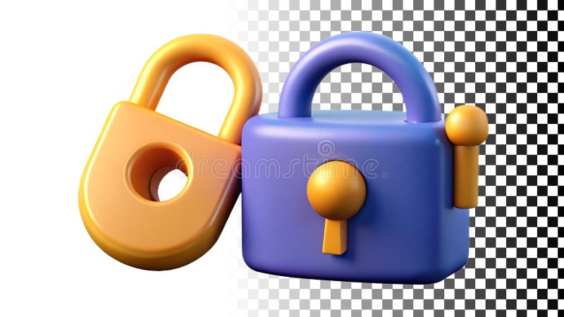 Padlock Security Lock for Privacy and Protection Symbol Png Transparent ...
