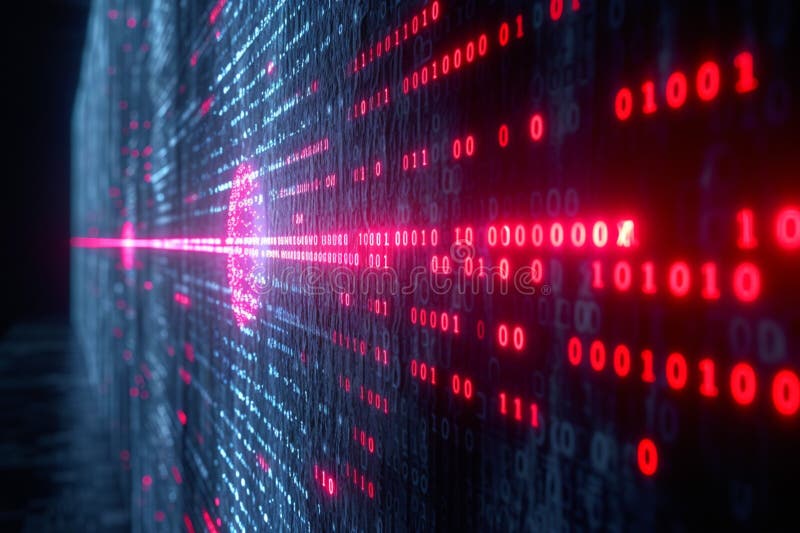 Secure Data Concept Encryption Digital Binary And Computer Virus 5034