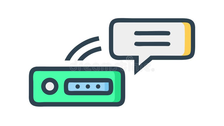 Secure Data Message Transfer Icon in Flat Design, Vector Design ...