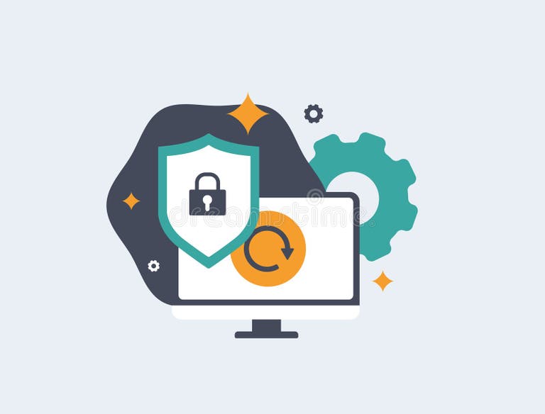 Secure Data Recovery with Shield Protection. System Update Process ...