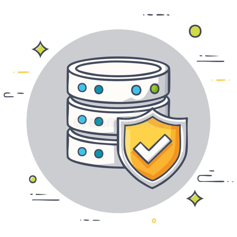 Database Protection Icon Stock Illustrations – 33,272 Database ...