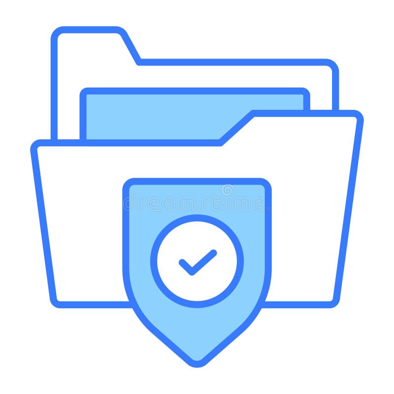 Secure Date Icon Modern Illustration Stock Vector - Illustration of ...