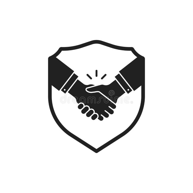 Handshake Shield Logo Stock Illustrations – 1,813 Handshake Shield Logo ...