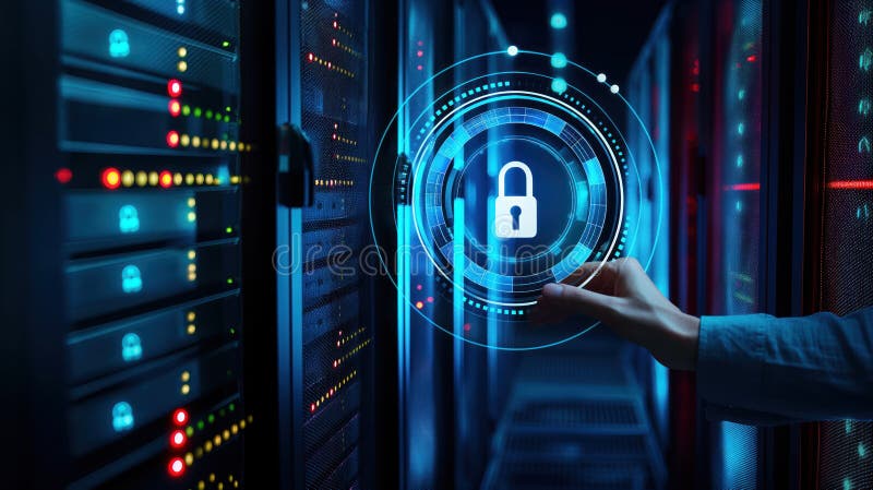 Secure Digital Information Protected by Password Lock on Hud Computer ...