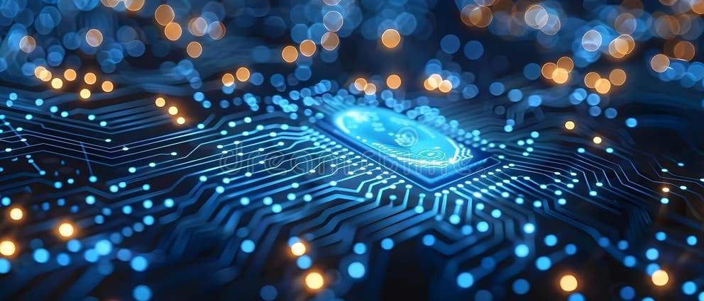 Secure Digital Landscape Encryption And Biometrics Concept Data Security Encryption