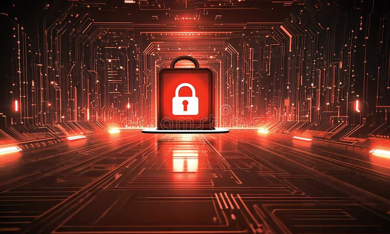 Secure Digital Pathway. Cybersecurity Tunnel Stock Video - Video of ...