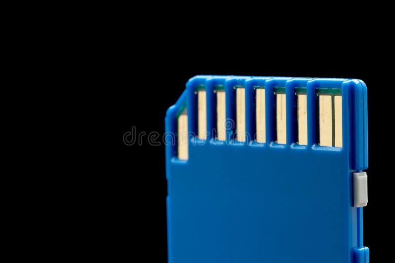 Secure Digital Portable Computer Data Card Stock Image - Image of ...