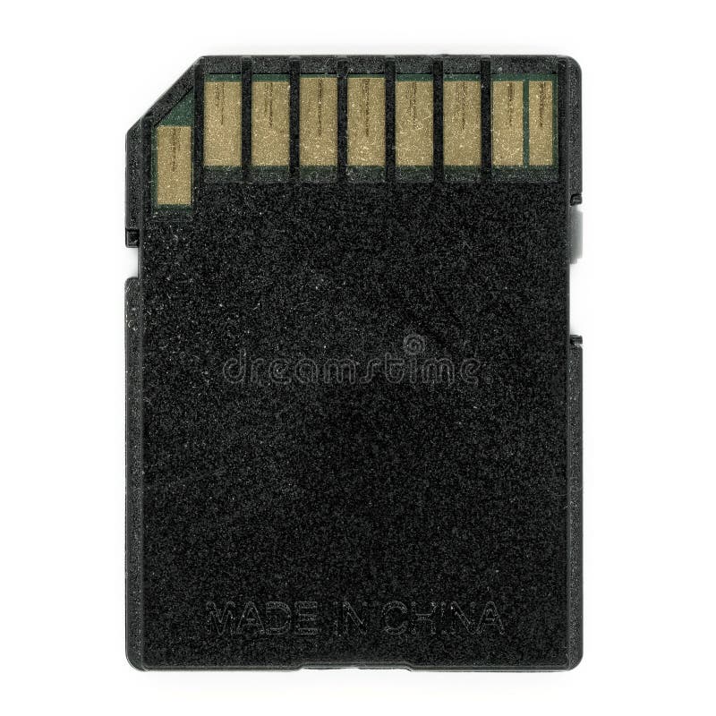 Secure Digital (SD) Memory Card Stock Photo - Image of card, digital ...