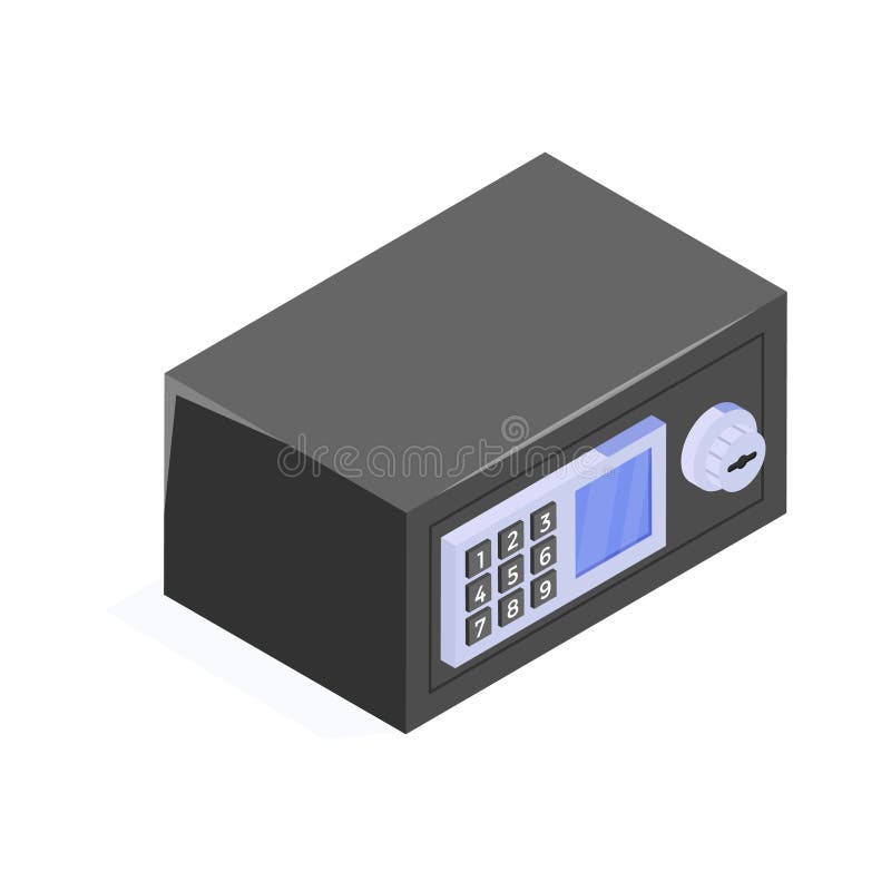 A Secure Digital Vault for Storing Money or Valuables Safely Stock ...