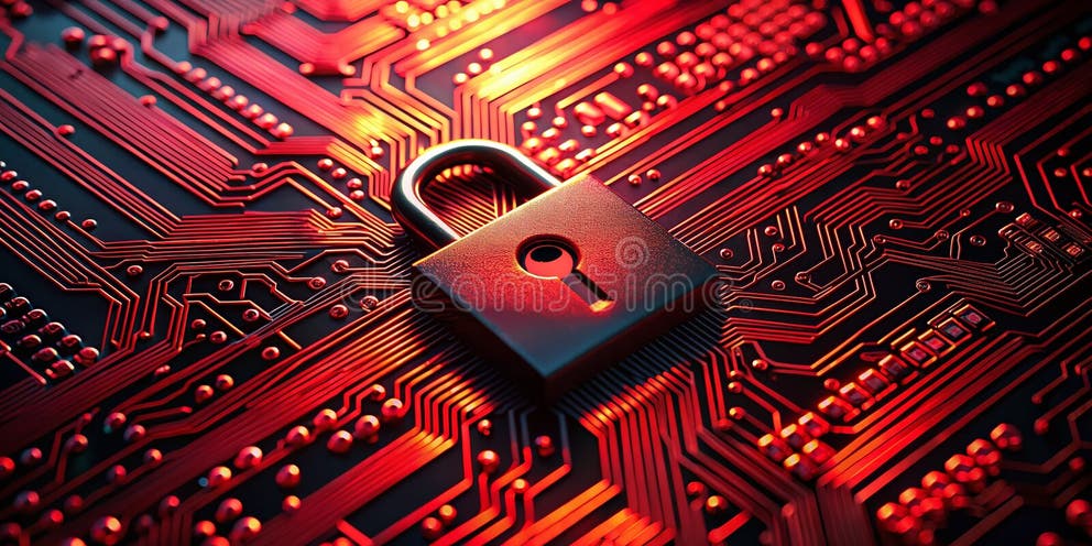 Secure Digital World a Striking Visual Representation of Cybersecurity ...