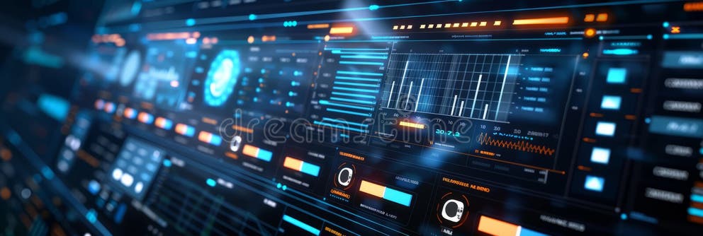 A Secure Document Management System Dashboard on a Computer Screen ...