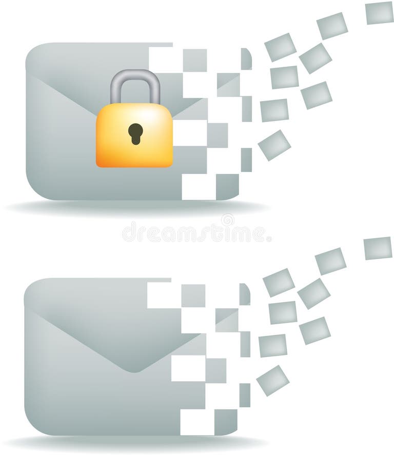 Secure Email Communication Stock Illustrations – 4,926 Secure Email ...
