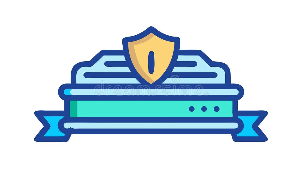 Secure Emblem Shield, Protection and Authority Icon, Vector Design ...