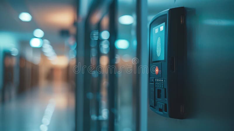 Secure Entrance Control System with Fingerprint Scanner for Office ...