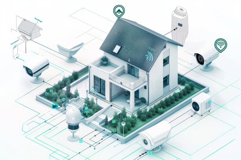 Secure Family Homes Actively with Security Cameras, Using Sensors on ...