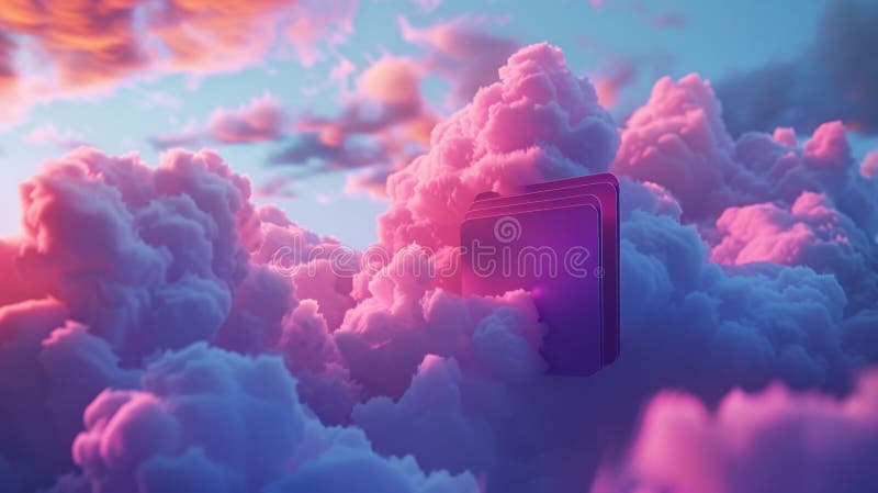 Secure File Sharing with Ease through Cloud Storage Concept, Showing ...