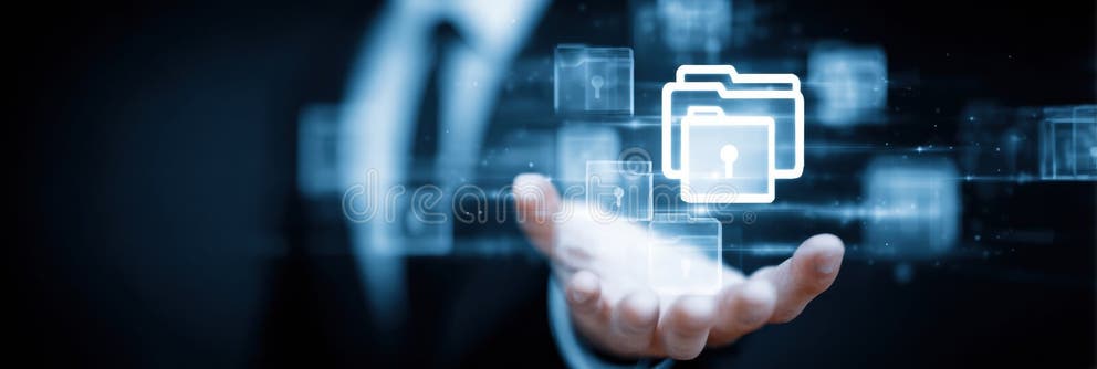 Secure File Sharing Tips for Businesses To Protect Sensitive Data in a Digital Environment Stock ...