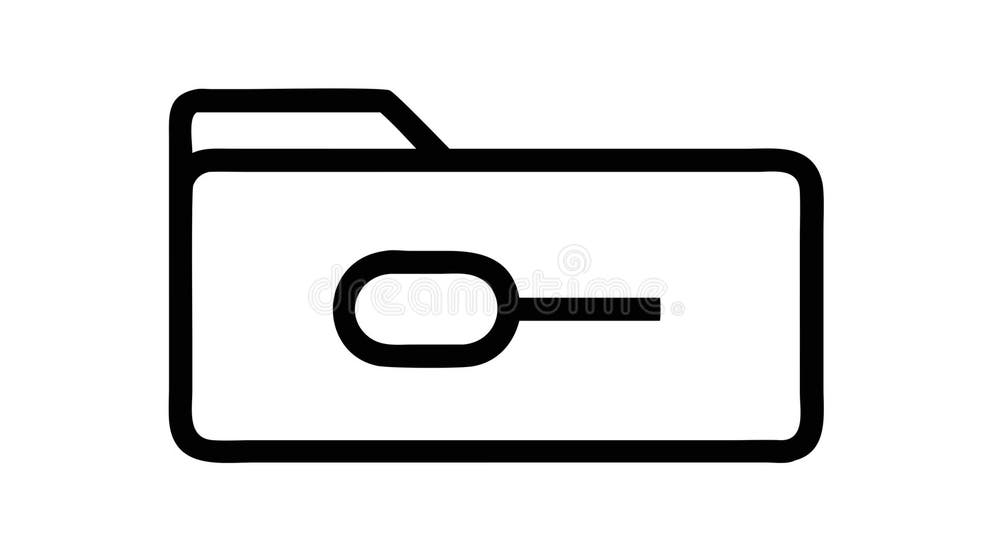 Secure Folder Access, Encrypted Data and Files, Vector Design ...