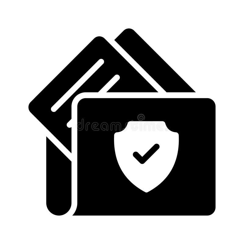 Folder Lock, Protection and Security Vector Icons Set Cyber Computer ...