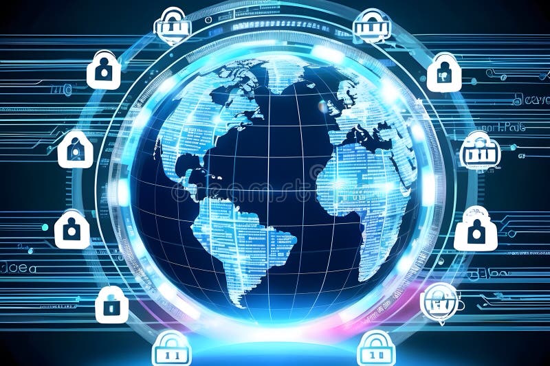 Secure Globe: a 3D Holographic Globe Surrounded by Layers of ...