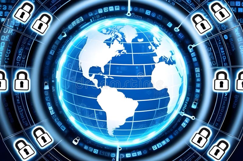 Secure Globe: a 3D Holographic Globe Surrounded by Layers of ...