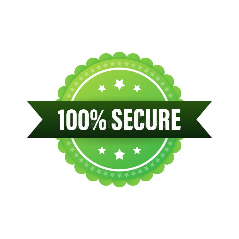 100 Secure Grunge Vector Icon. Badge or Button for Commerce Website ... 100 Secure Grunge Vector Icon. Badge or Button for Commerce Website ...