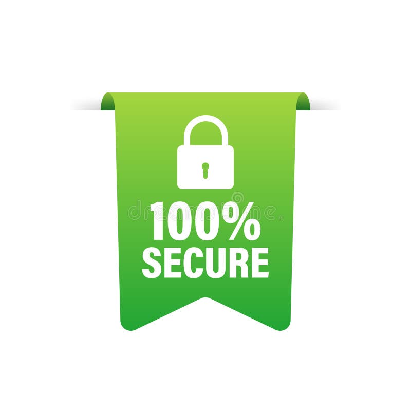 100 Secure Grunge Vector Icon. Badge or Button for Commerce Website ... 100 Secure Grunge Vector Icon. Badge or Button for Commerce Website ...