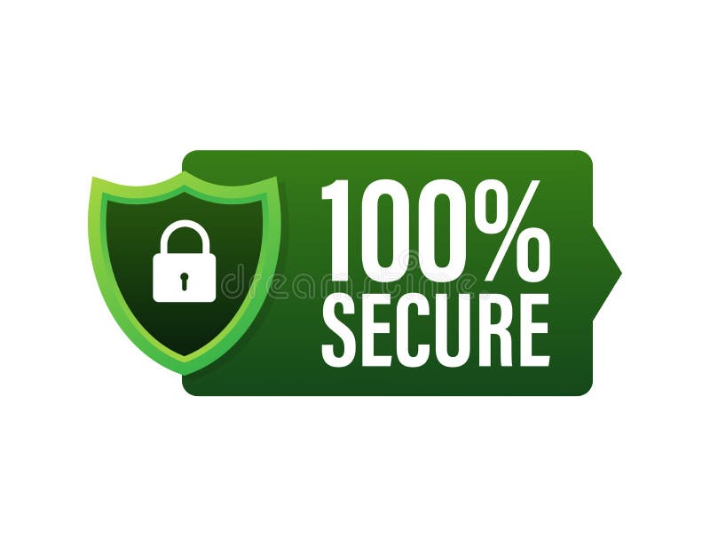 100 Secure Grunge Vector Icon. Badge or Button for Commerce Website ... 100 Secure Grunge Vector Icon. Badge or Button for Commerce Website ...