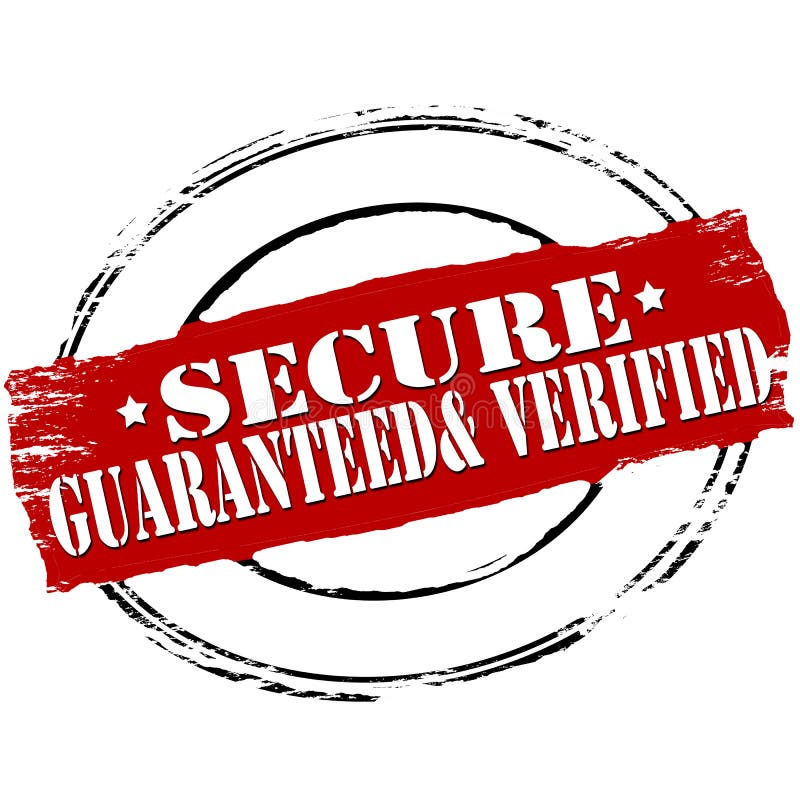 Secure and verified stock illustration. Illustration of insure - 109004365
