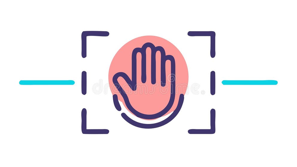 Digital Handprint Design Stock Illustrations – 598 Digital Handprint ...