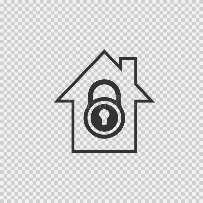 Secure Home Vector Icon Eps 10. Simple Isolated Symbol Stock Vector ...